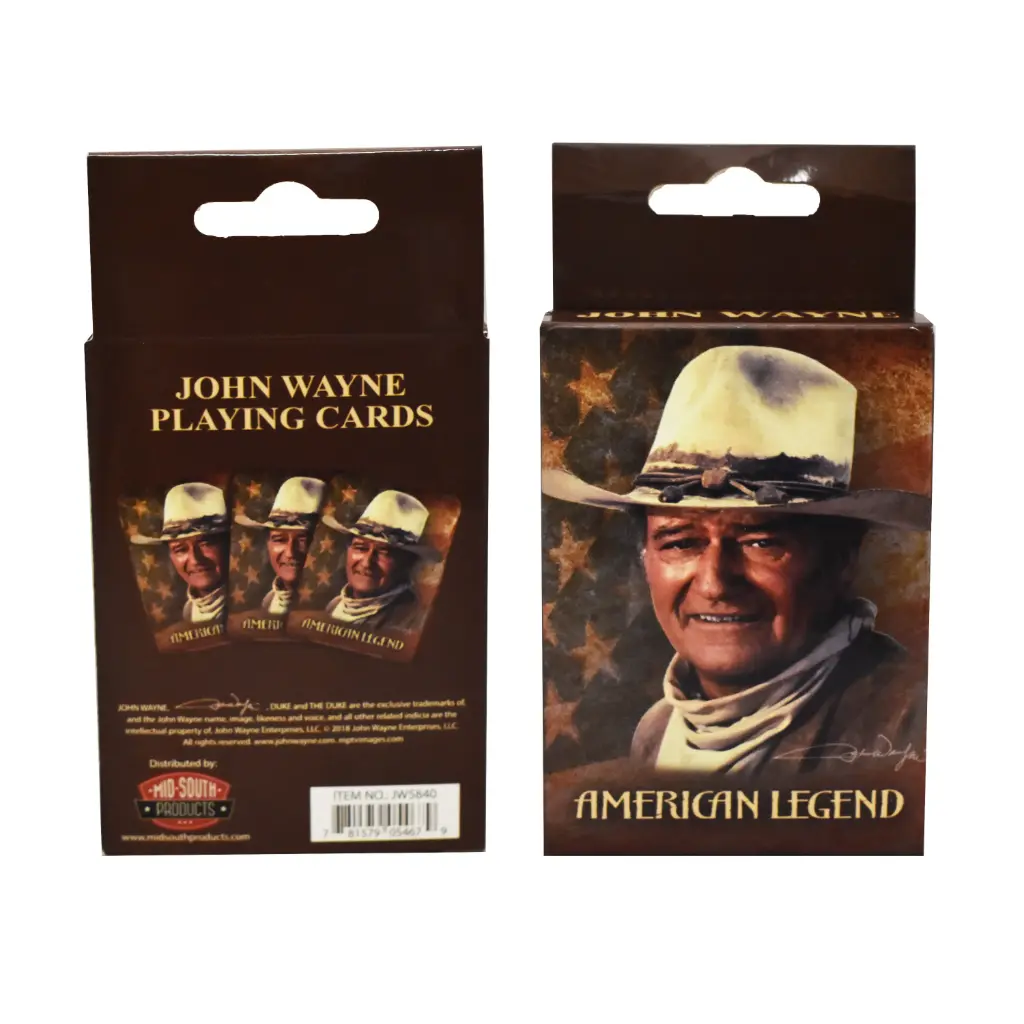 John Wayne Playing Cards - American Legend | Mid-South Products